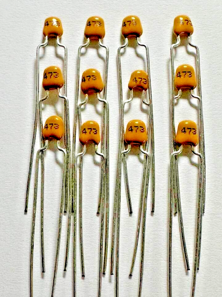 50X - .047uF 47nF @ 50V (10%) Radial Multilayer Ceramic Capacitor Ref ...