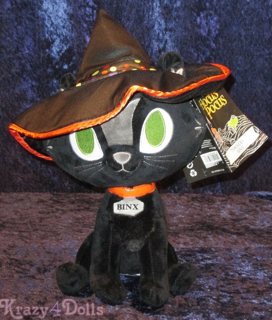 Disney Hocus Pocus Binx Plush Cat 15" with Tags for sale online | eBay