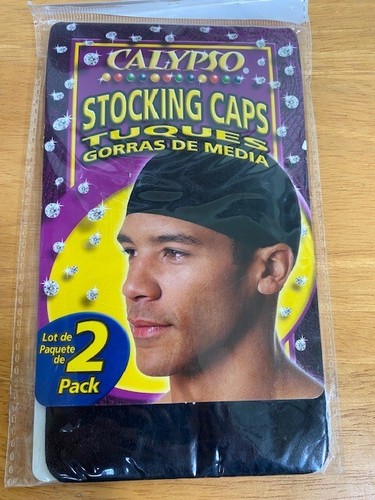 Calypso Stocking Caps Pack of Two Black One Size New Sealed | eBay
