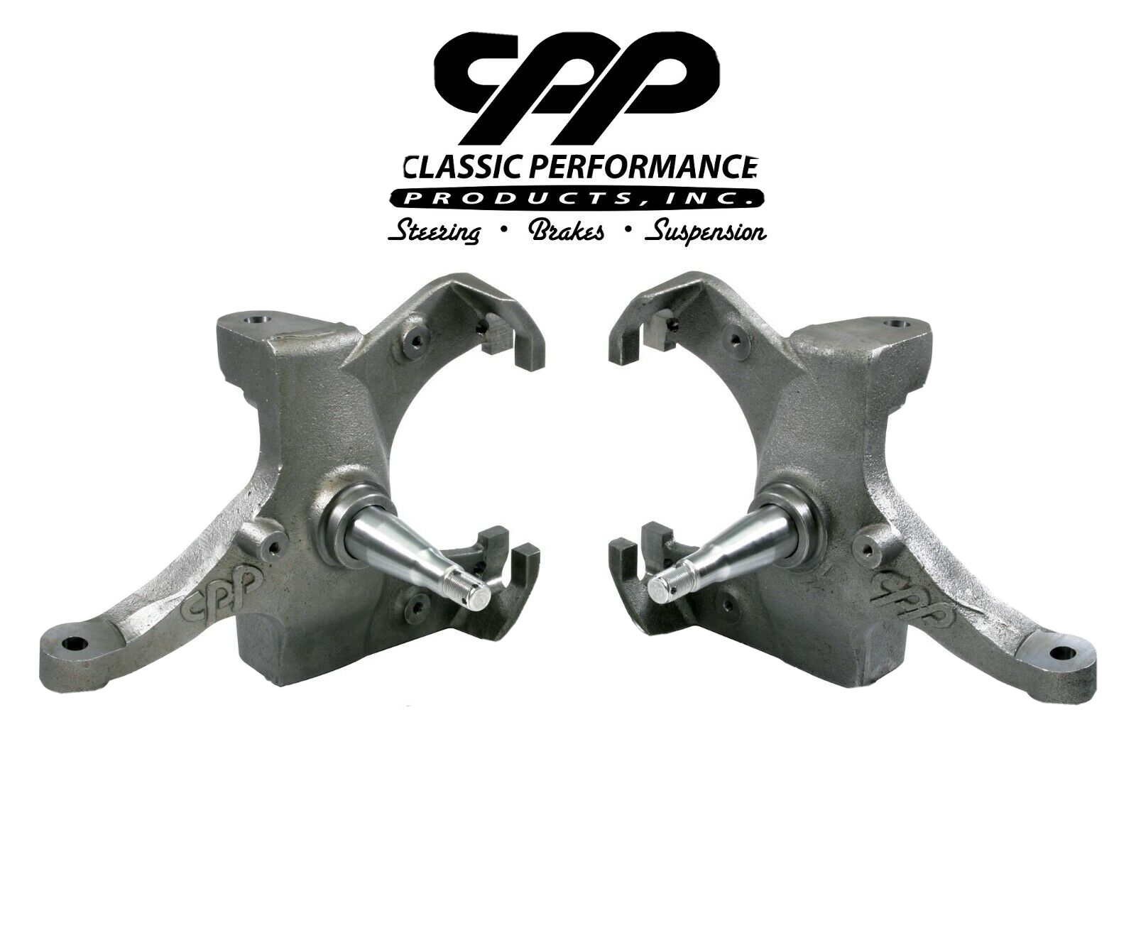 CPP 73-87 CHEVY GMC C10 2WD WITH 1.25 ROTOR 2.5" DROP LOWERING SPINDLES ...