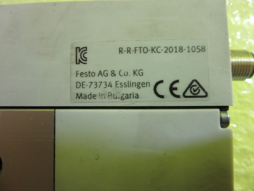 FESTO R-R-FTO-KC-2018-1058 Proportional pressure regulator vppm-6tal1f ...