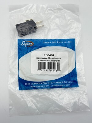 Supco Microwave Micro Switch #ES0496 *BRAND NEW* | eBay