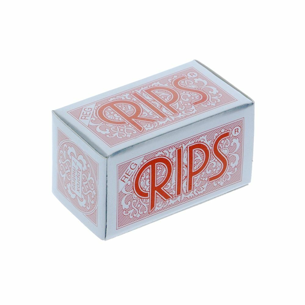 RIPS RED REGULAR Medium Weight Hand Rolling Papers Rolls 7 Meter ...