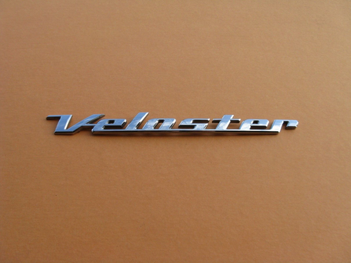 12 13 14 15 16 17 HYUNDAI VELOSTER REAR LID CHROME EMBLEM LOGO BADGE ...