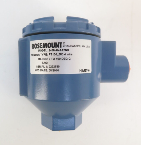 Rosemount 248H / 248HANAA2NS HART Smart DIN B Head Mount Temperature ...
