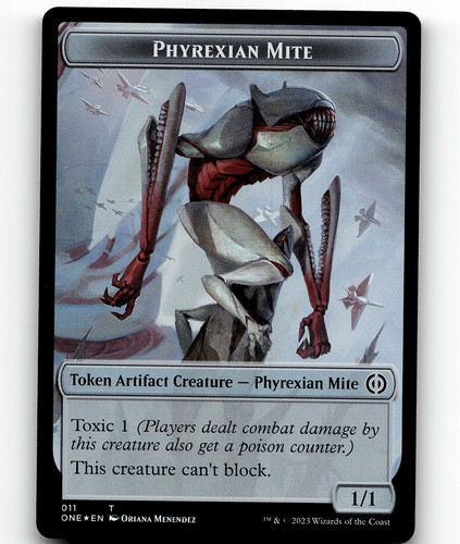 MTG Phyrexian Mite (011) Cat FOIL Phyrexia: All Will Be Token | eBay