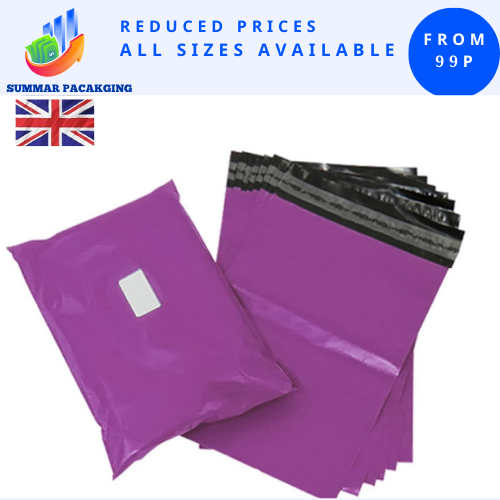 Packaging Mailing Bags Postal Postage Coloured Plastic Poly Parcel ...