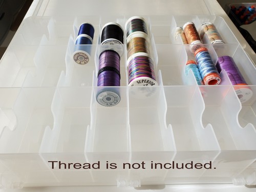 Set of 3 Double sided 46 GRID Thread ORGANIZERS - versatile plastic ...