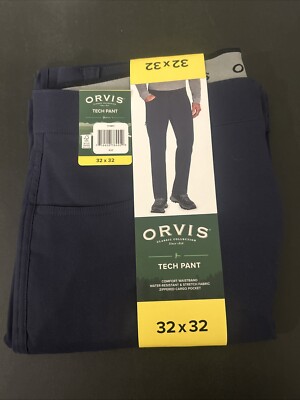 Men's Orvis Tech Pants 32x32 Blue item 1716851 - New with Tags | eBay