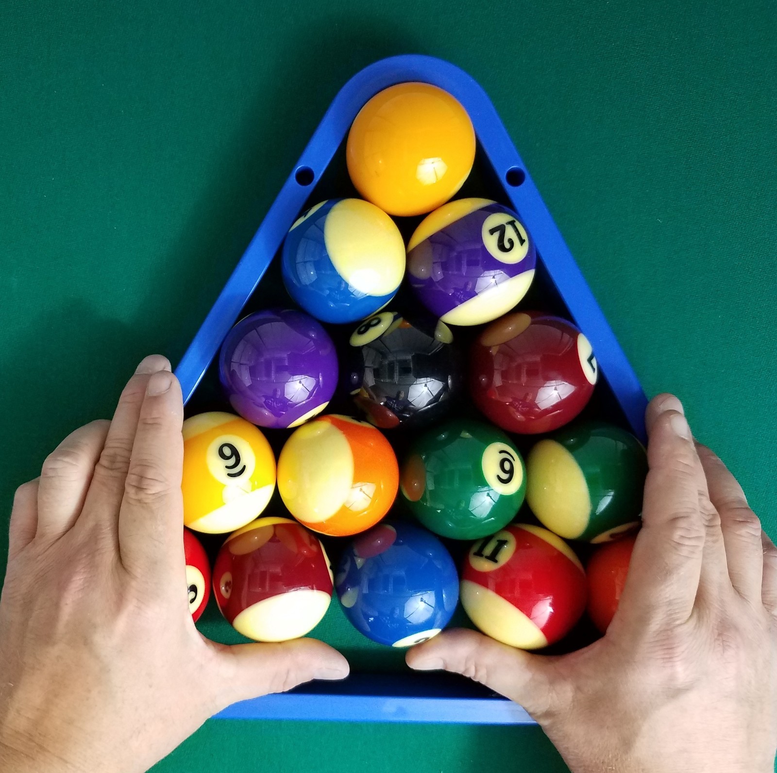 VICE RACK billiard ball rack -pool ball rack- 8-ball rack-Royal Blue ...