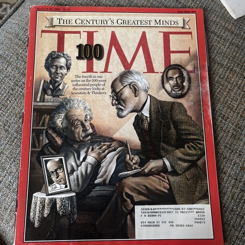 Time Magazine March 29 1999 The Century's Greatest Minds Einstein Freud ...