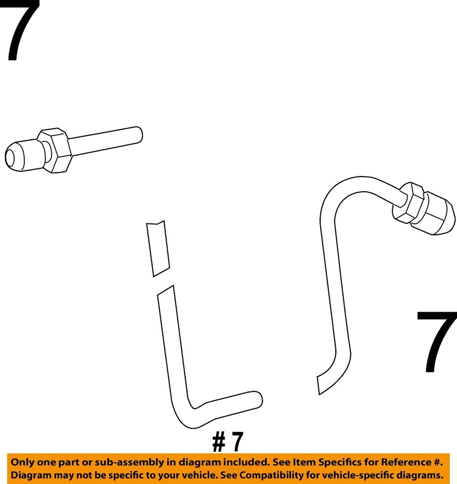 Ram CHRYSLER OEM 2014 3500 Anti-Lock Brake System-Brake Line Tube ...