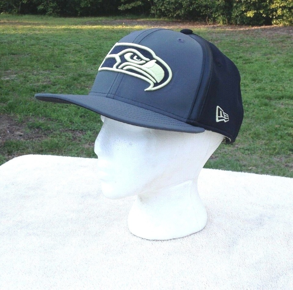 Seattle Sea Hawks NEW ERA 9Fifty Satin Snapback Hat Cap Adjustable ...
