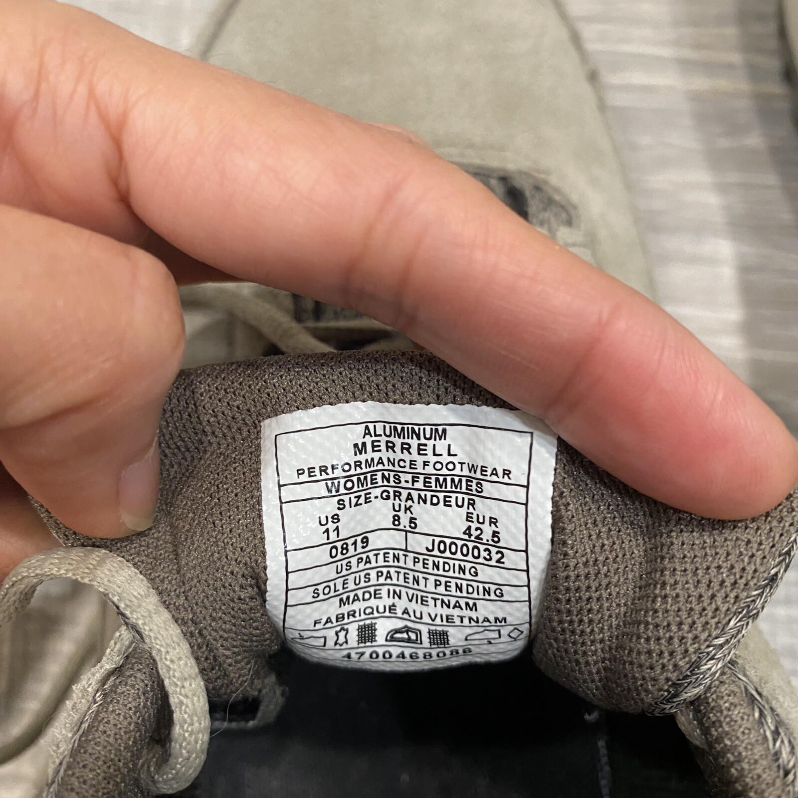 Merrell Addison Women's size 11 Hiking Trail Shoes Gr… - Gem