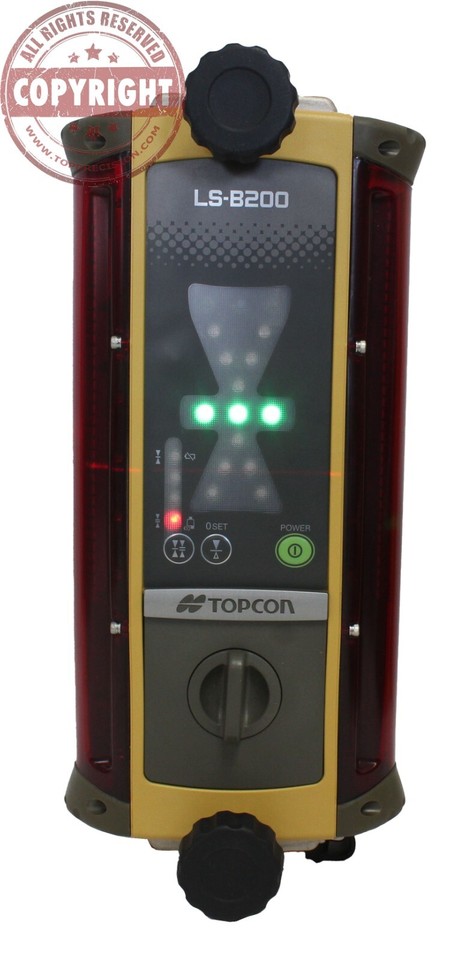 TOPCON LS-B200 MACHINE CONTROL LASER LEVEL RECEIVER,BACKHOE,SKID STEER ...