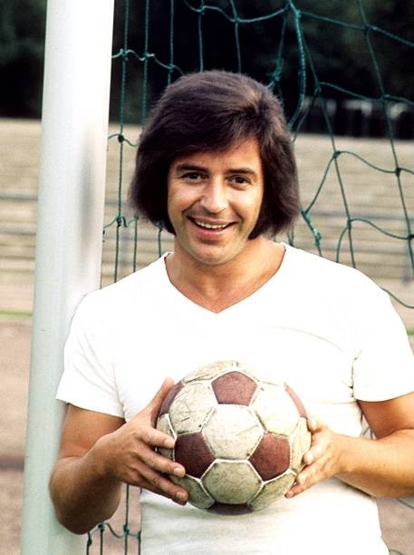 Tony Marshall football match Baden Baden Baden Wurttemberg Ge- 1970s ...