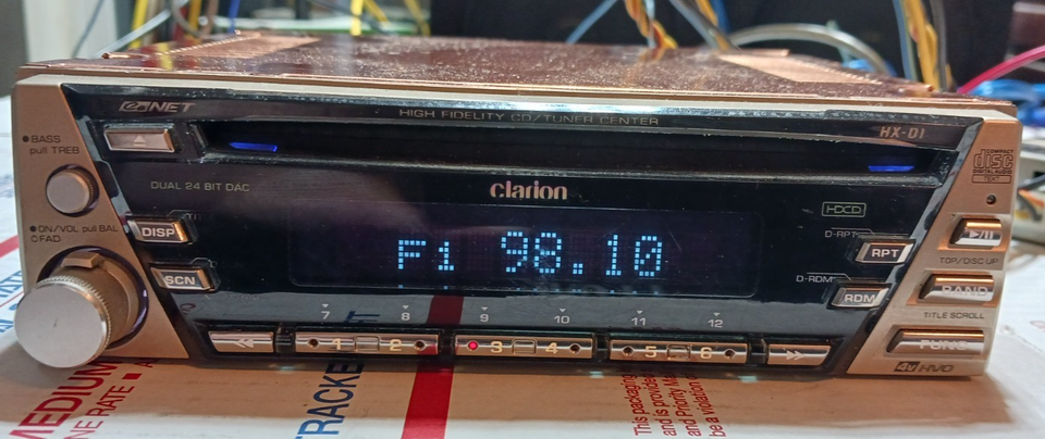 OLD SCHOOL CLARION HX-D1 MCINTOSH MX5000 BOARD AMERICAN TUNER CD WORKS ...