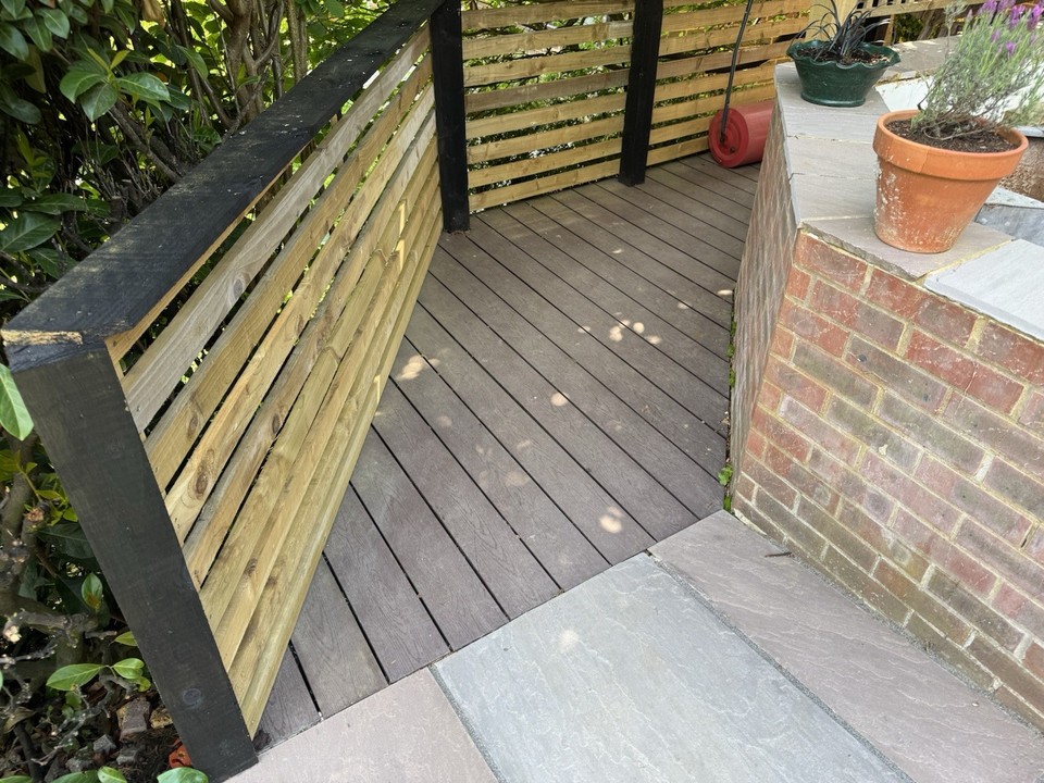 10.5m² Dino Decking Composite Deck Boards 32x 2.2m Walnut | eBay UK