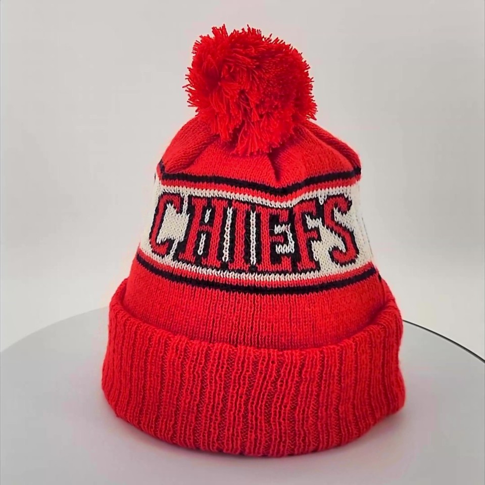 ⭐️⭐️⭐️⭐️⭐️ New ERA NFL KC Chiefs Lined Knit Stocking Cap Hat w/ Pom 🏈 ...