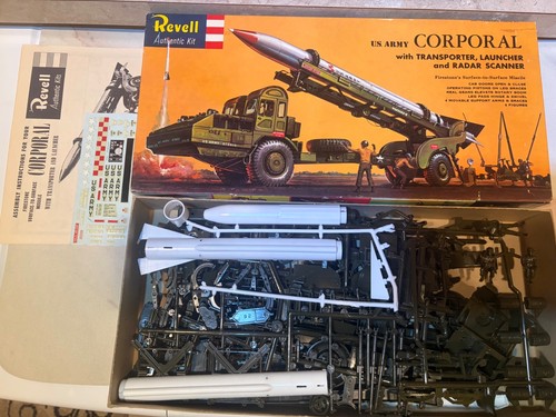 Vintage 1950s Revell US Army Corporal Missile Transporter Launcher Kit ...