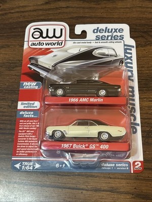 Auto World 2pack, Luxury Muscle Deluxe Series, 66' AMC Marlin & 67 ...