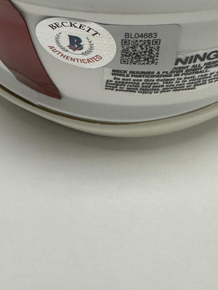 LANE KIFFIN SIGNED OLE MISS REBELS FOOTBALL MINI HELMET AUTOGRAPH BAS ...