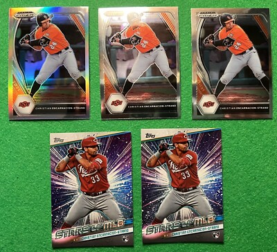 Christian Encarnacion-Strand Baseball Card Lot 5 Cards | eBay