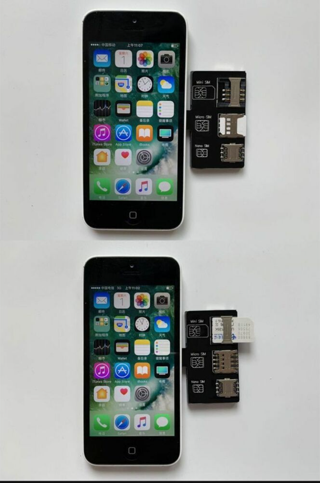 External SIM Card Slot Adapter Fast Changer Reader Holder Free Reboot ...