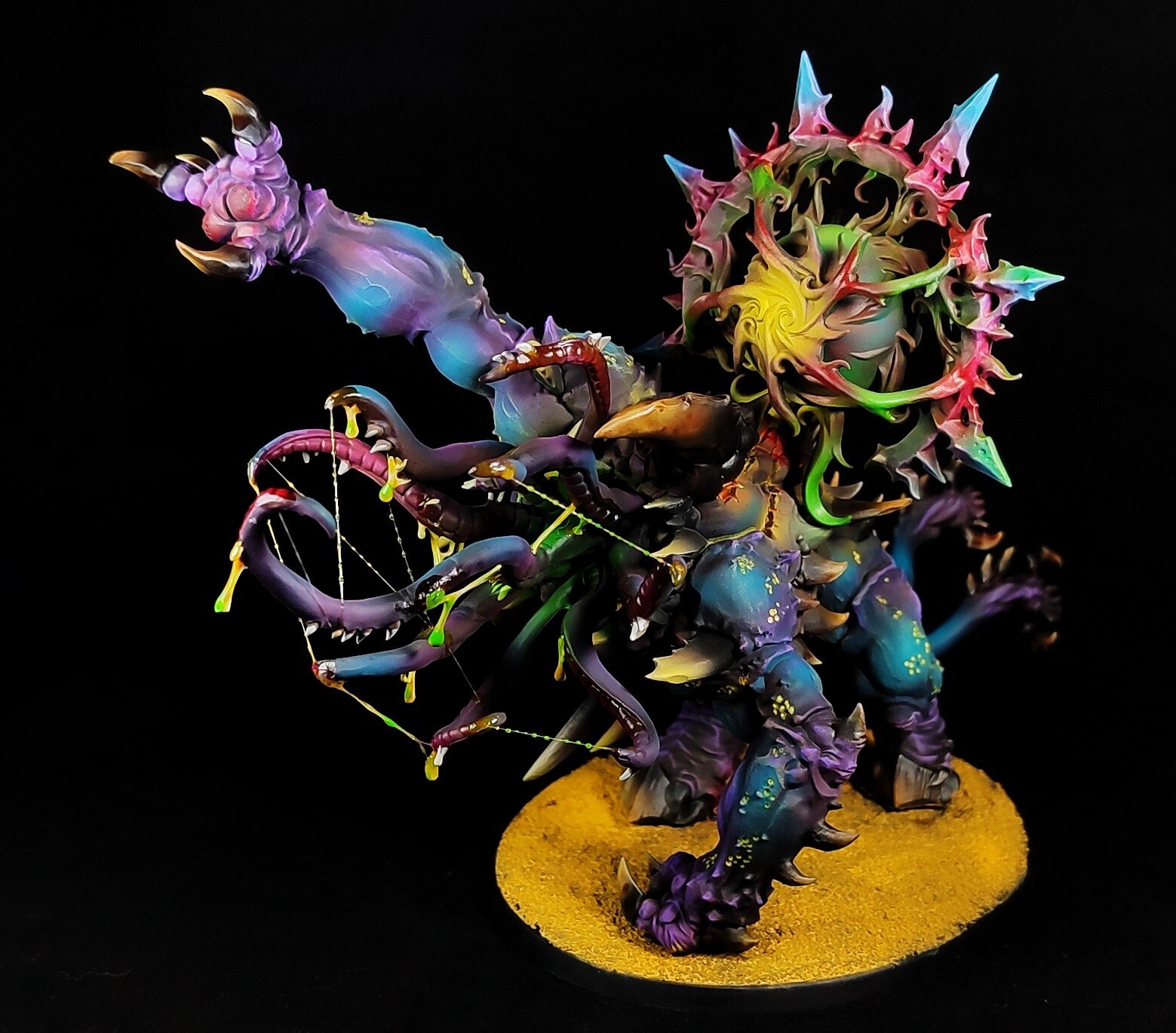 Mutalith Vortex Beast painted AoS Slaves to Darkness Warcry Daemon ...