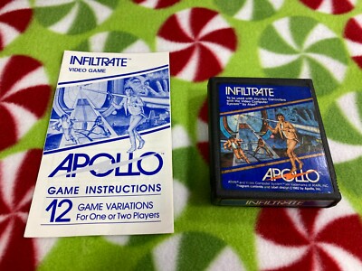 Vintage INFILTRATE Apollo ATARI Game w/ Manual | eBay