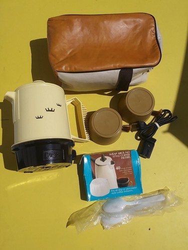 Regal Ware Poly Perk Vintage Travel Electric Coffee Percolator 2-4 Cup ...