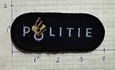 Netherlands Police politie patch hook & loop | eBay