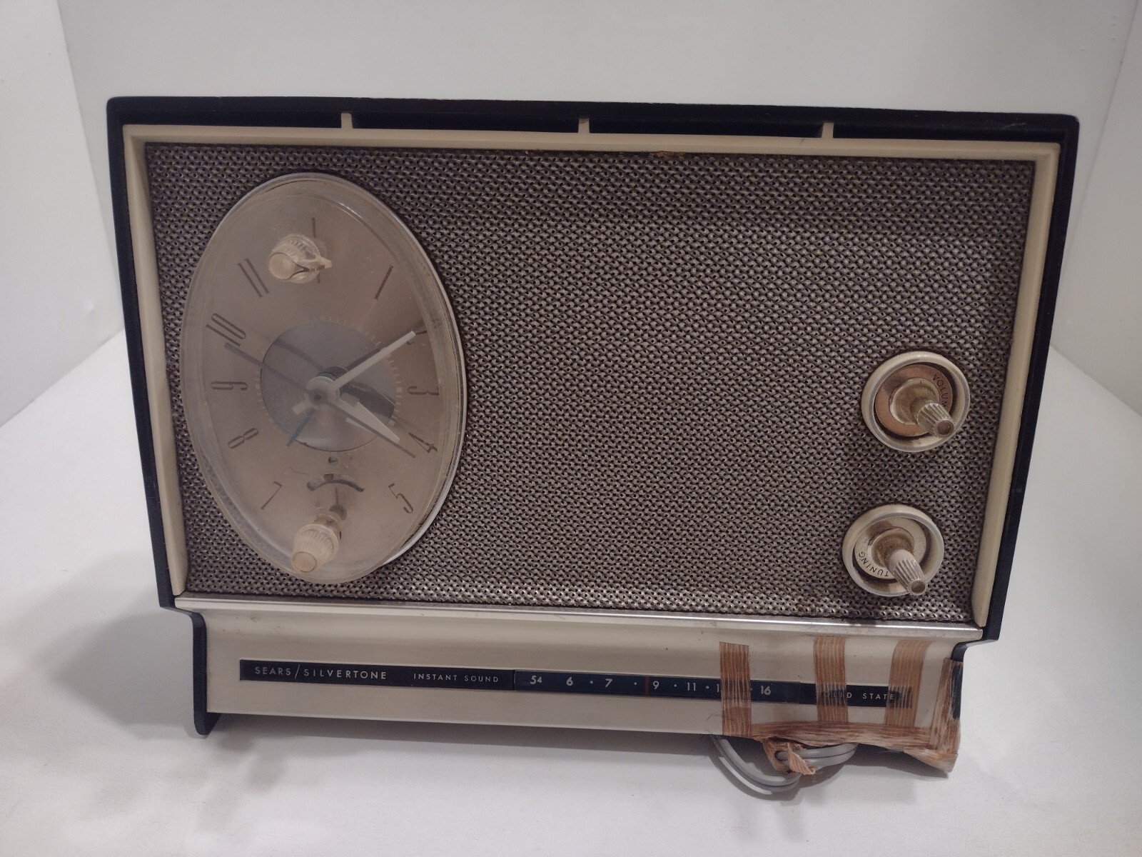 Sears / Silverstone Radio Mid Century Instant Sound Solid State - Parts ...