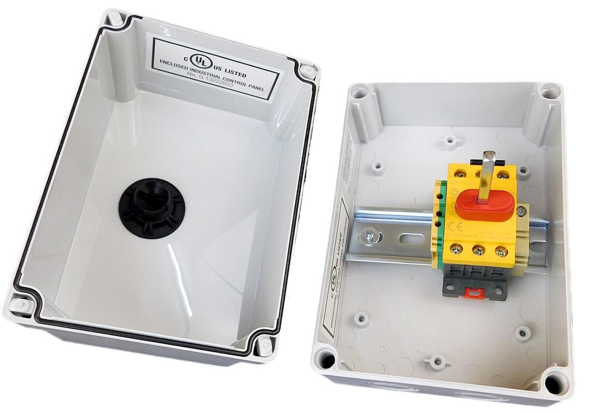 400 A 3 Phase Disconnect Elimia NEMA 4X Enclosed 3 Phase Disconnect ...