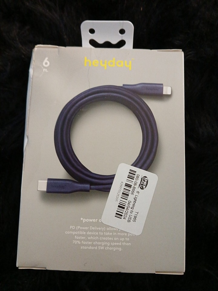 Heyday 6ft Fast Charging Cable USB-C - Navy Blue - NEW | eBay