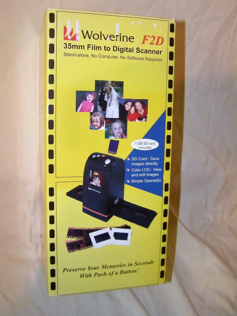 Wolverine Data F2D F2D200 Slide & Film Scanner for sale online | eBay