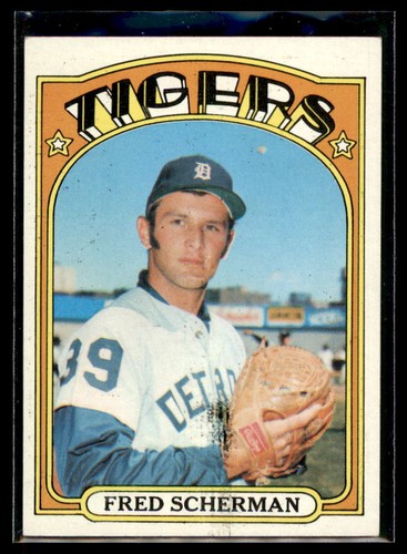 1972 Topps Fred Scherman #6 Detroit Tigers | eBay