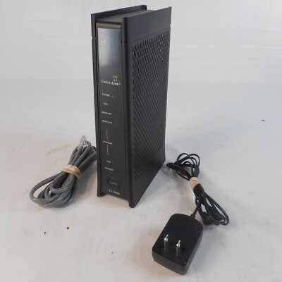 CenturyLink ZyXEL C1100Z 802.11n Wireless Modem Router w/ Cords | eBay