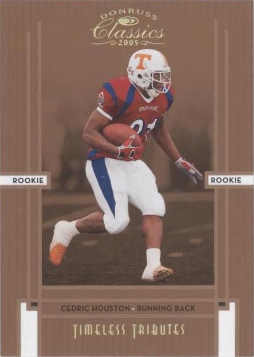 2005 Donruss Classics - Rookie Cedric Houston #226 Timeless Tributes ...