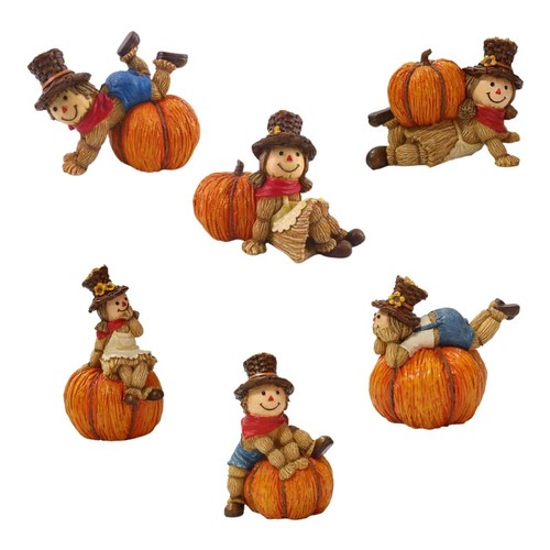 Thanksgiving Day Pumpkin Figurine Thanksgiving Statue Sculpture ...