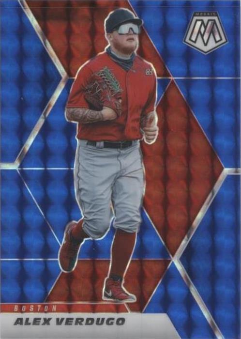 2021 Panini Mosaic - Alex Verdugo #200 Blue Mosaic Prizm /99 for sale ...