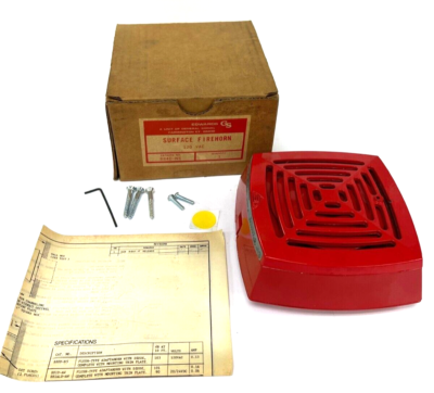 Edwards Fire Alarm Horn
