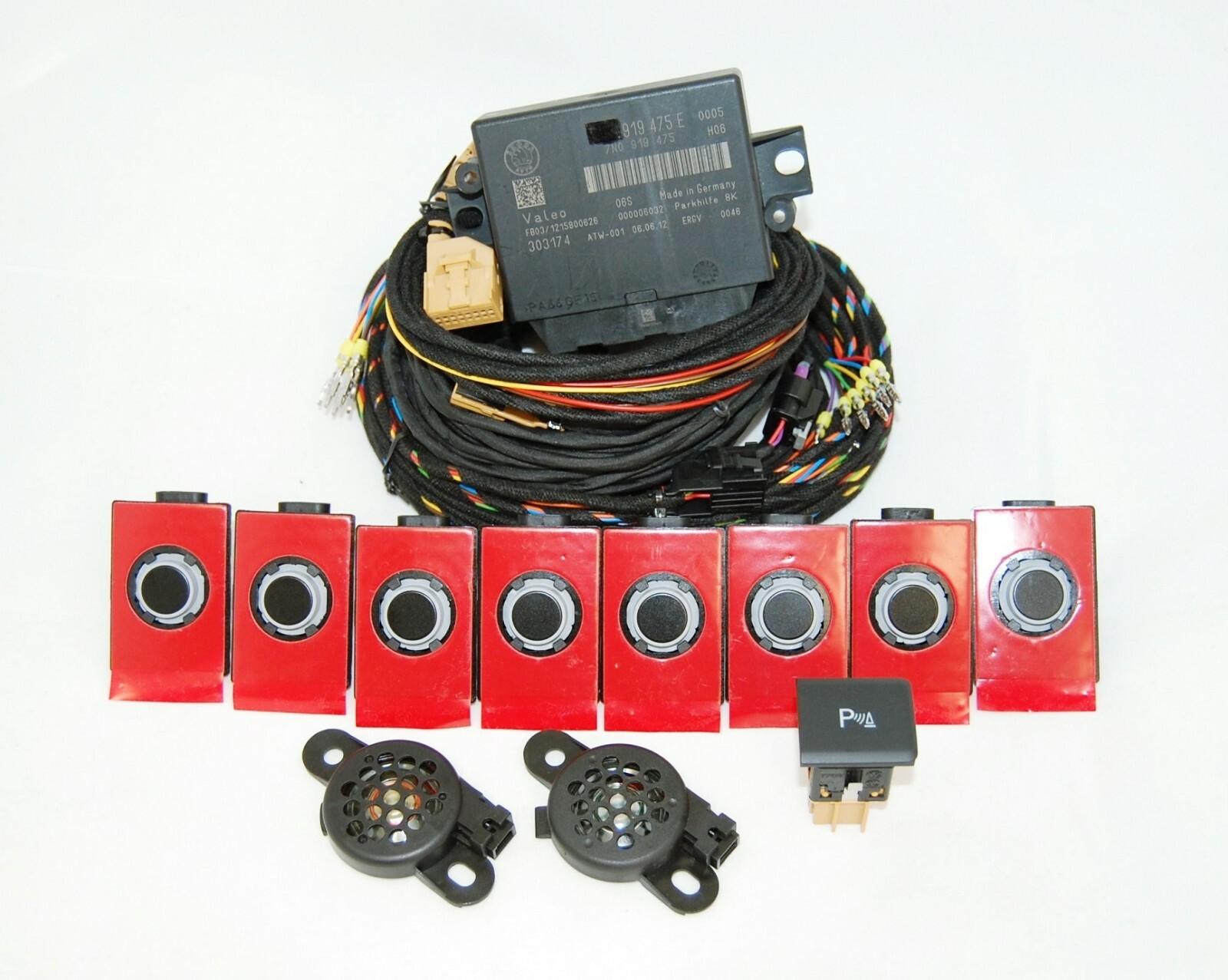 NEW VW TRANSPORTER T5 2010 ON PDC FRONT REAR OPS OPTICAL PARKING SYSTEM ...