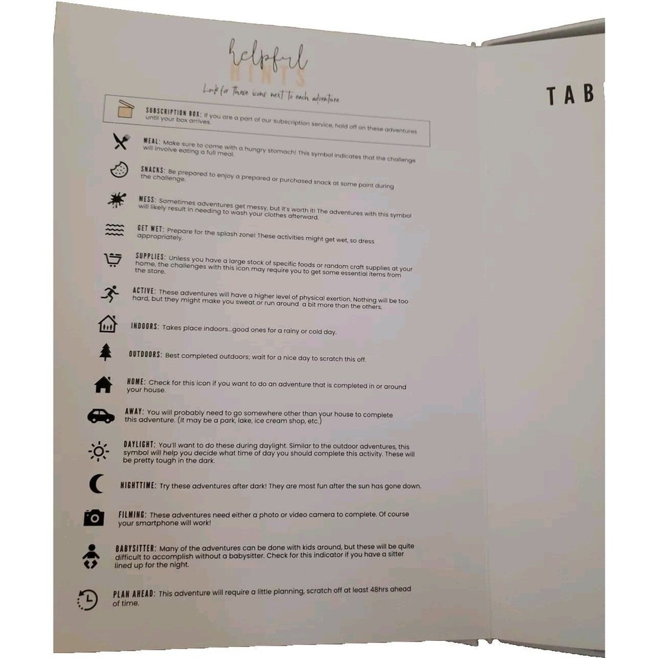 The Adventure Challenge Couples Edition Hardcover Book Of Dates Scratch ...