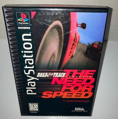 ROAD & TRACK THE NEED FOR SPEED Playstation 1 PS1 Game Tested CIB VG ...