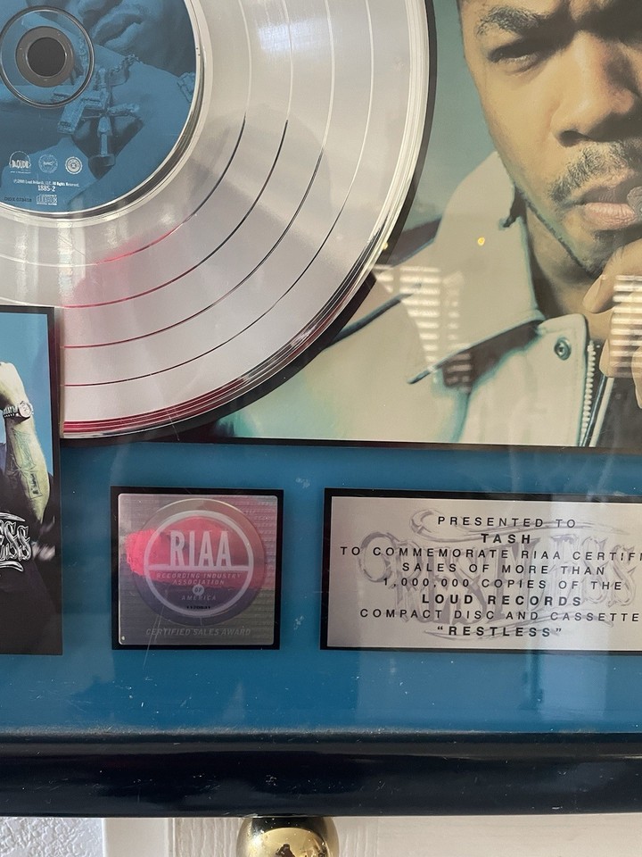 ORIGINAL XZIBIT platinum Record Award RIAA hip hop rap R&B rare | eBay