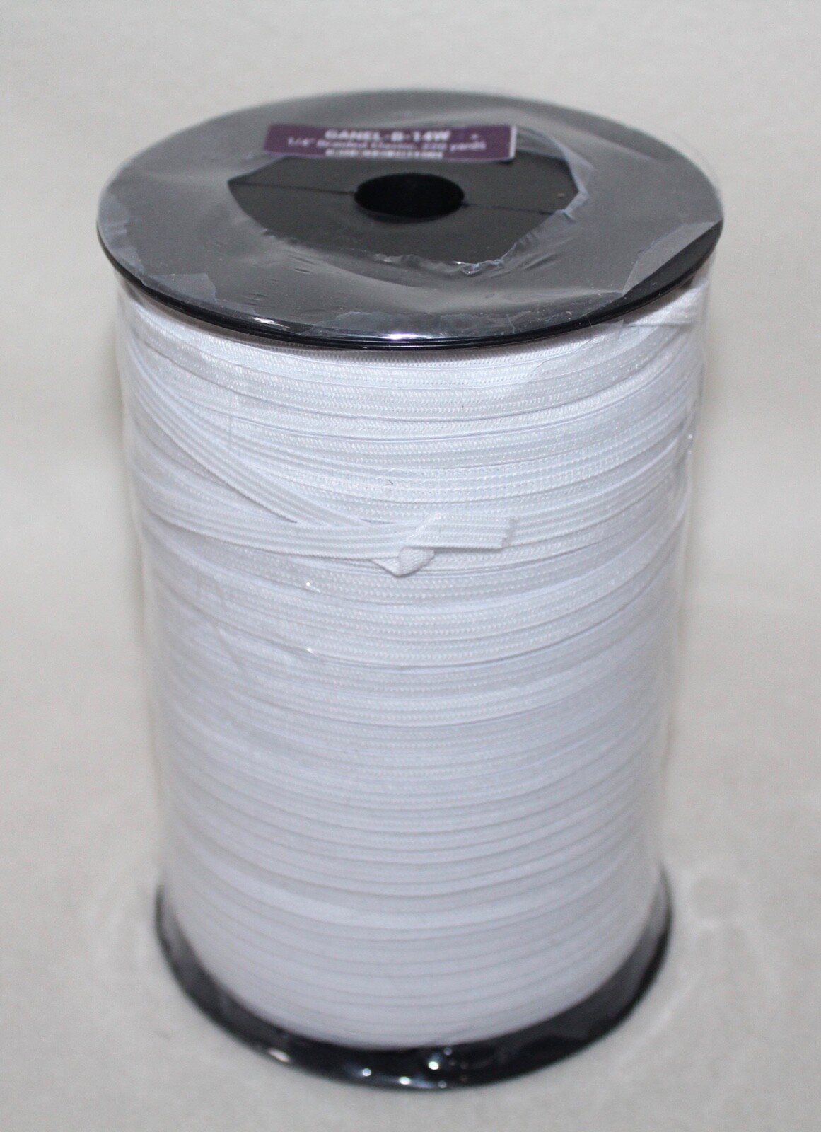 10 Yards 1/4 White Braided Elastic ~ Galaxy Notions Great For Mask ...