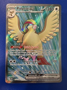 Pidgeot EX 2023 Scarlet & Violet: Obsidian Flames #217/197 Ultra Rare ...