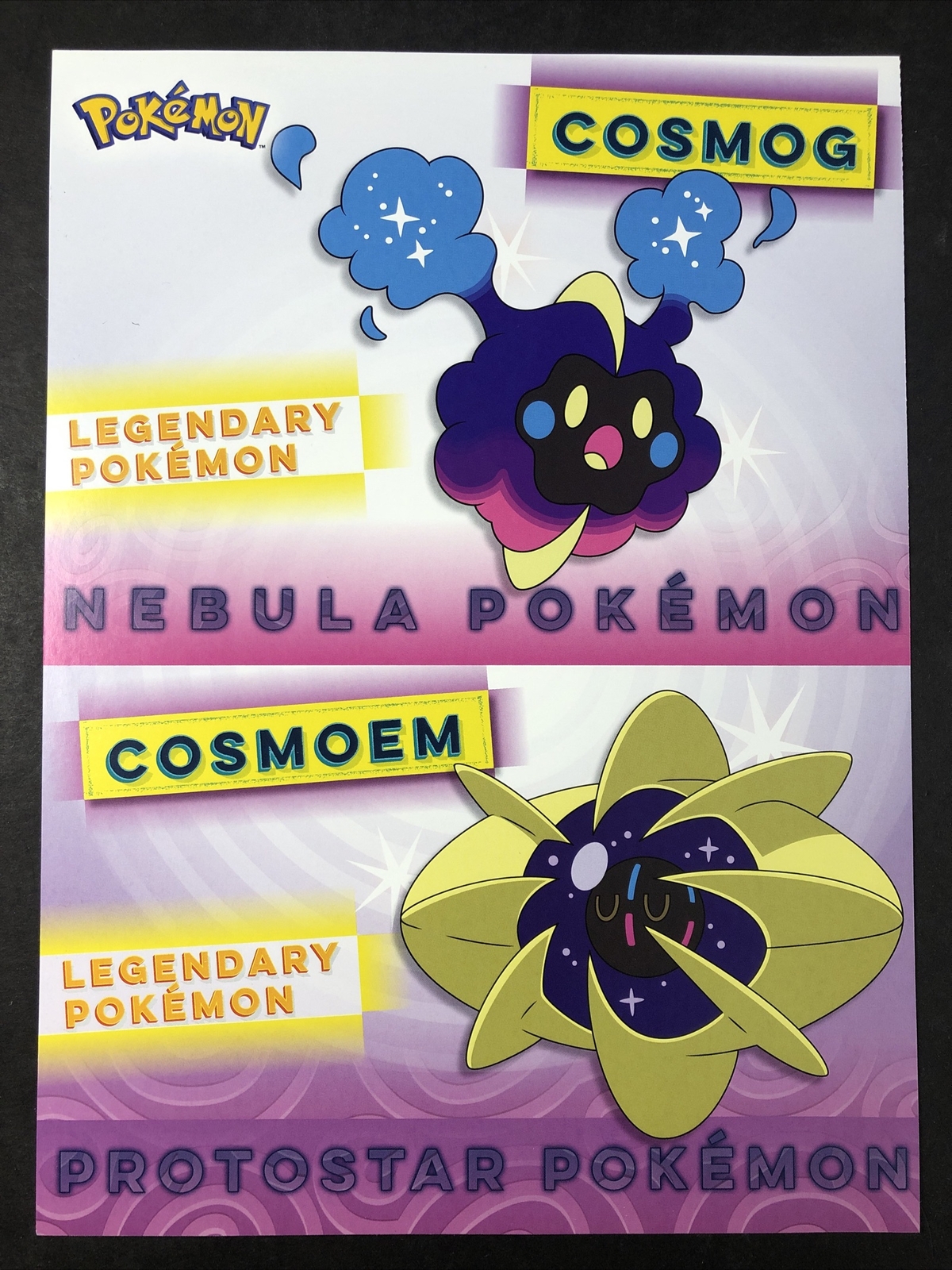 Cosmog Nebula Protostar Legendary Pokemon - Alola All Star Mini Poster ...