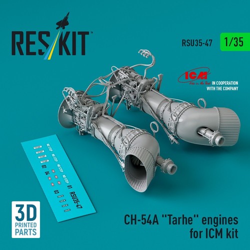 ResKit CH-54A "Tarhe" engines for ICM kit (3D Printed) (1/35) | eBay
